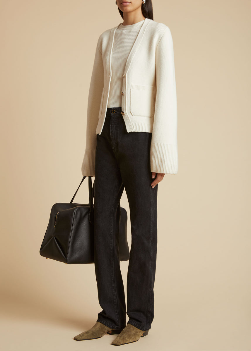 The Scarlet Cardigan in Glaze– KHAITE