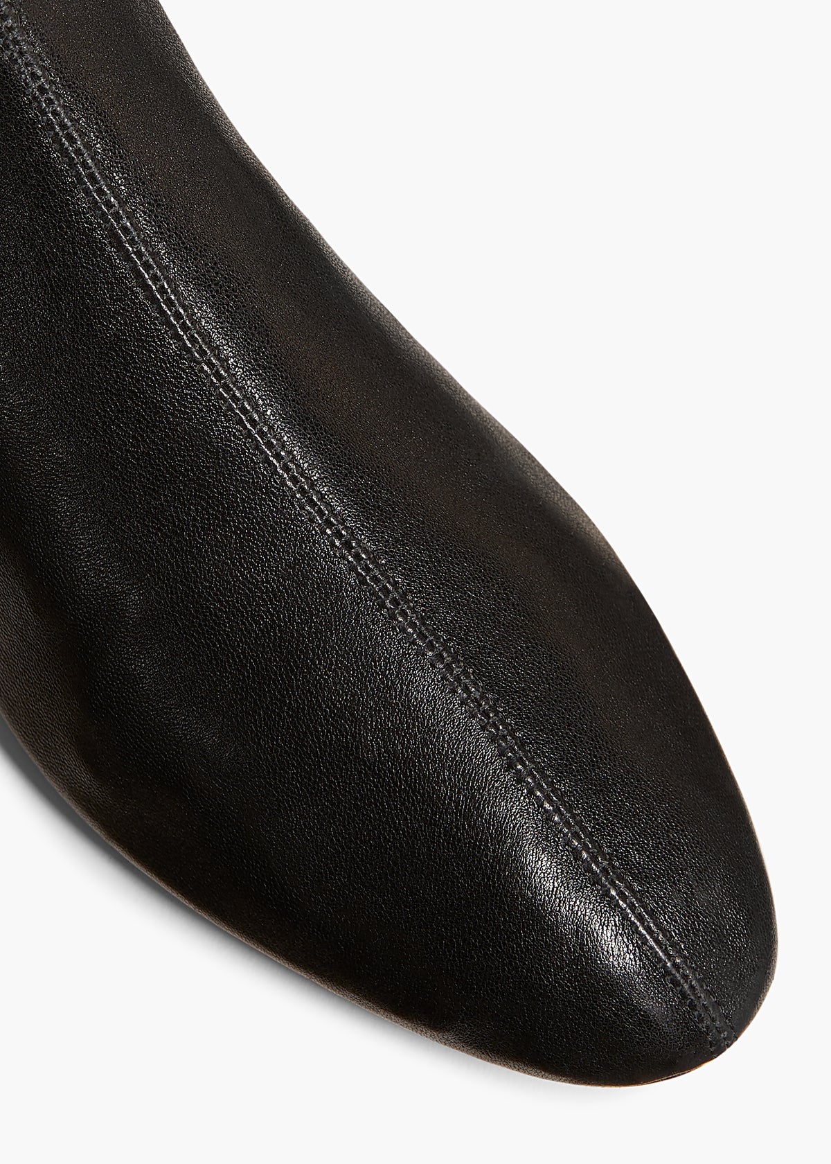 Apollo Over-the-Knee Flat Boot in Black Leather – KHAITE