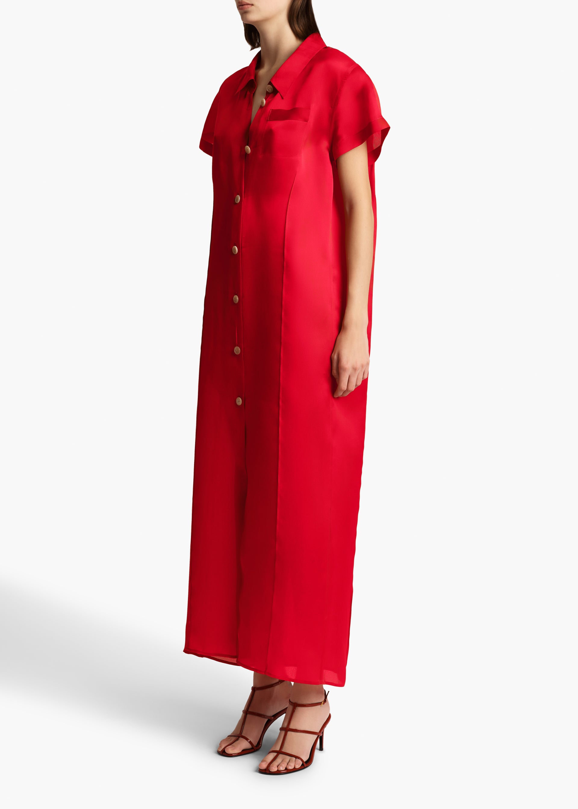 Effy Dress in Raspberry – KHAITE