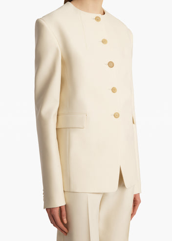 Jameson Jacket in Cream – KHAITE