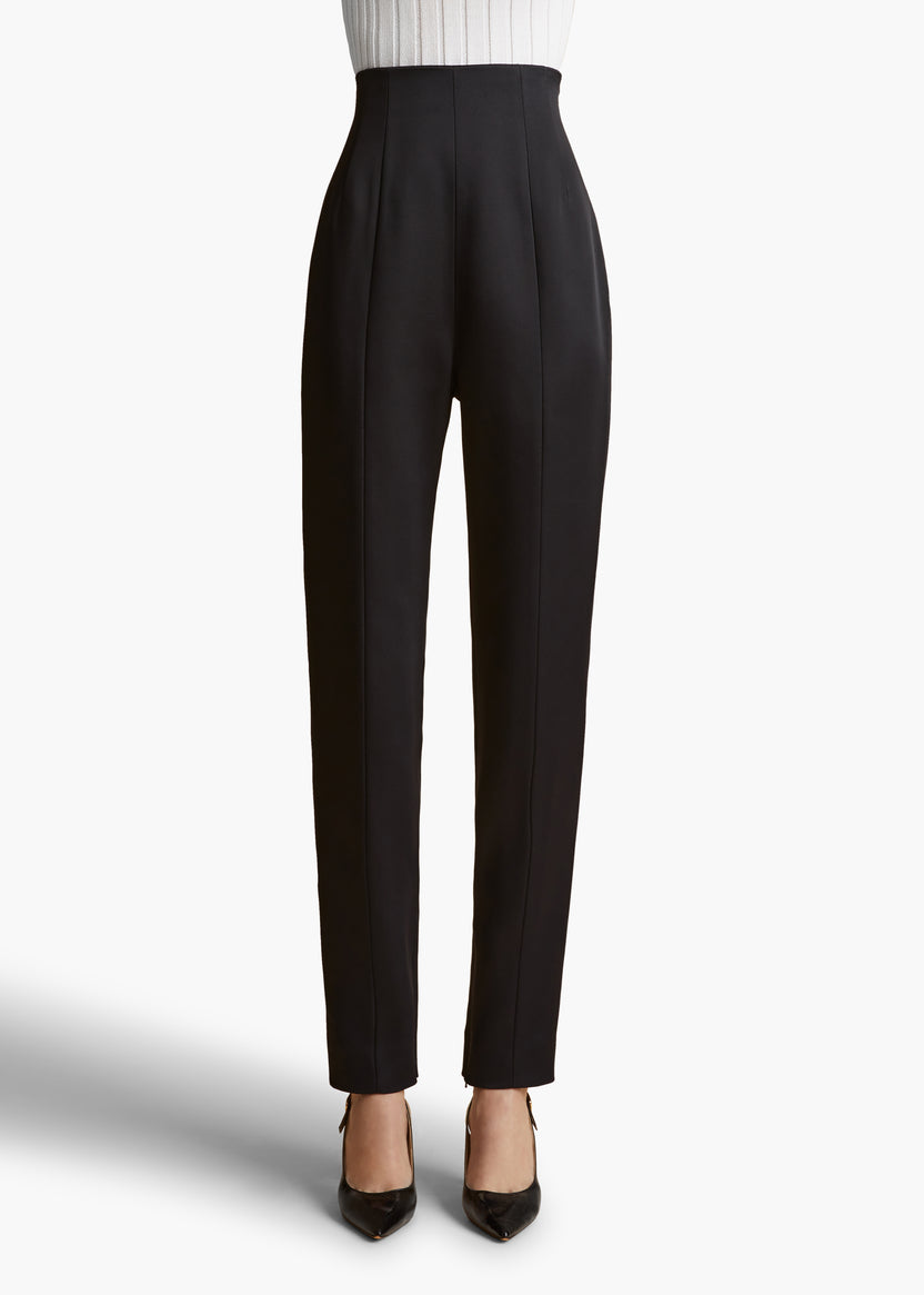 Lenn Pant in Black Satin – KHAITE LLC