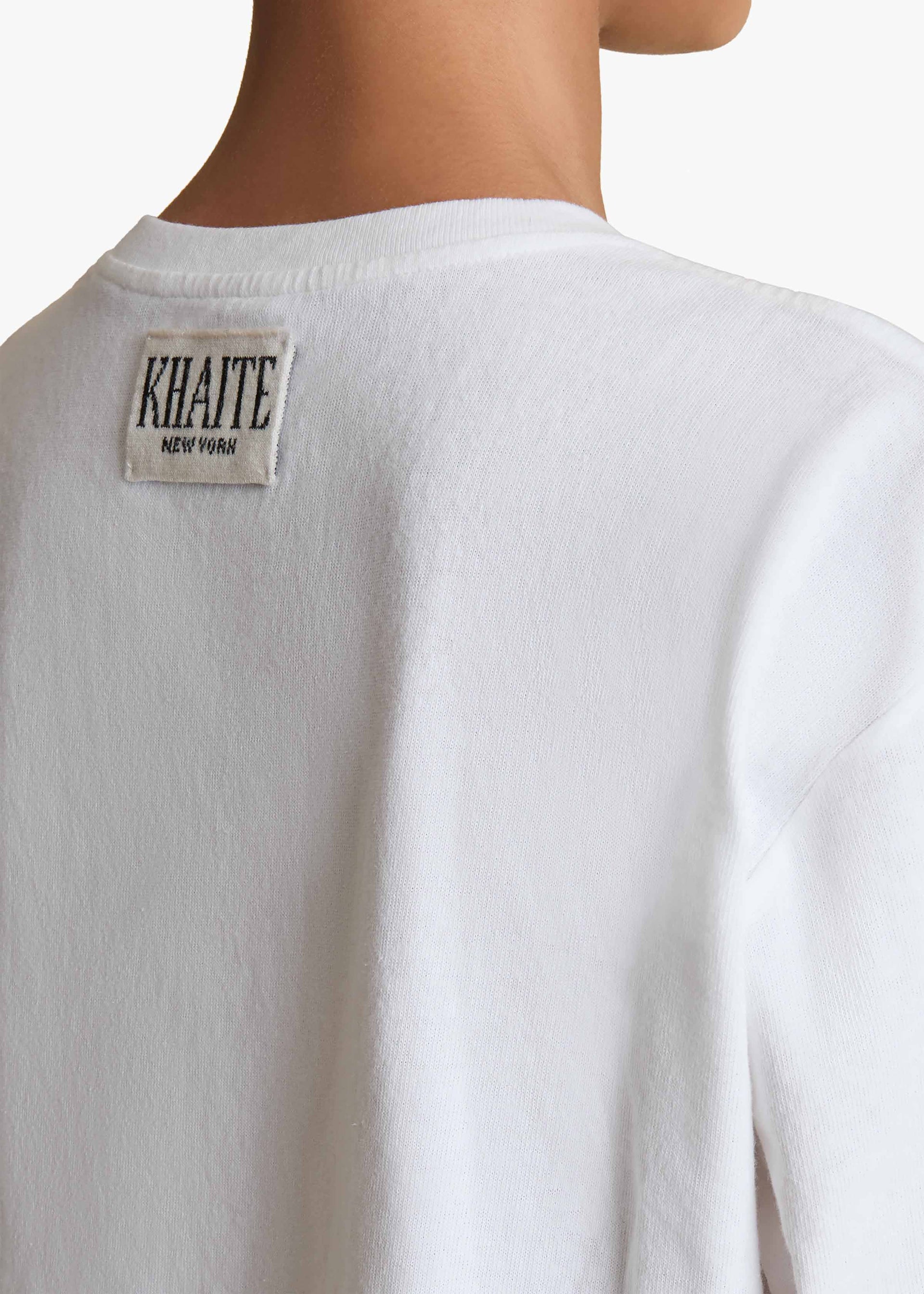 Mae T-Shirt in White – KHAITE