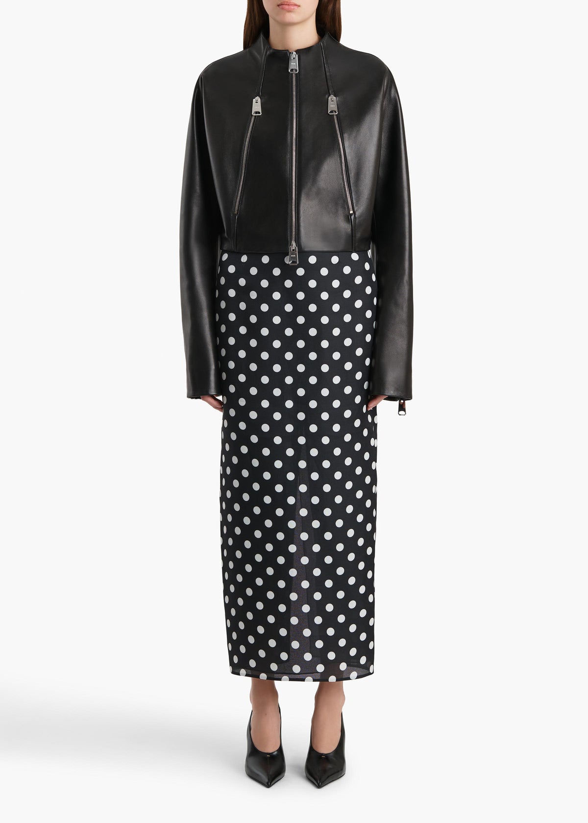 Niko Jacket in Black Leather – KHAITE