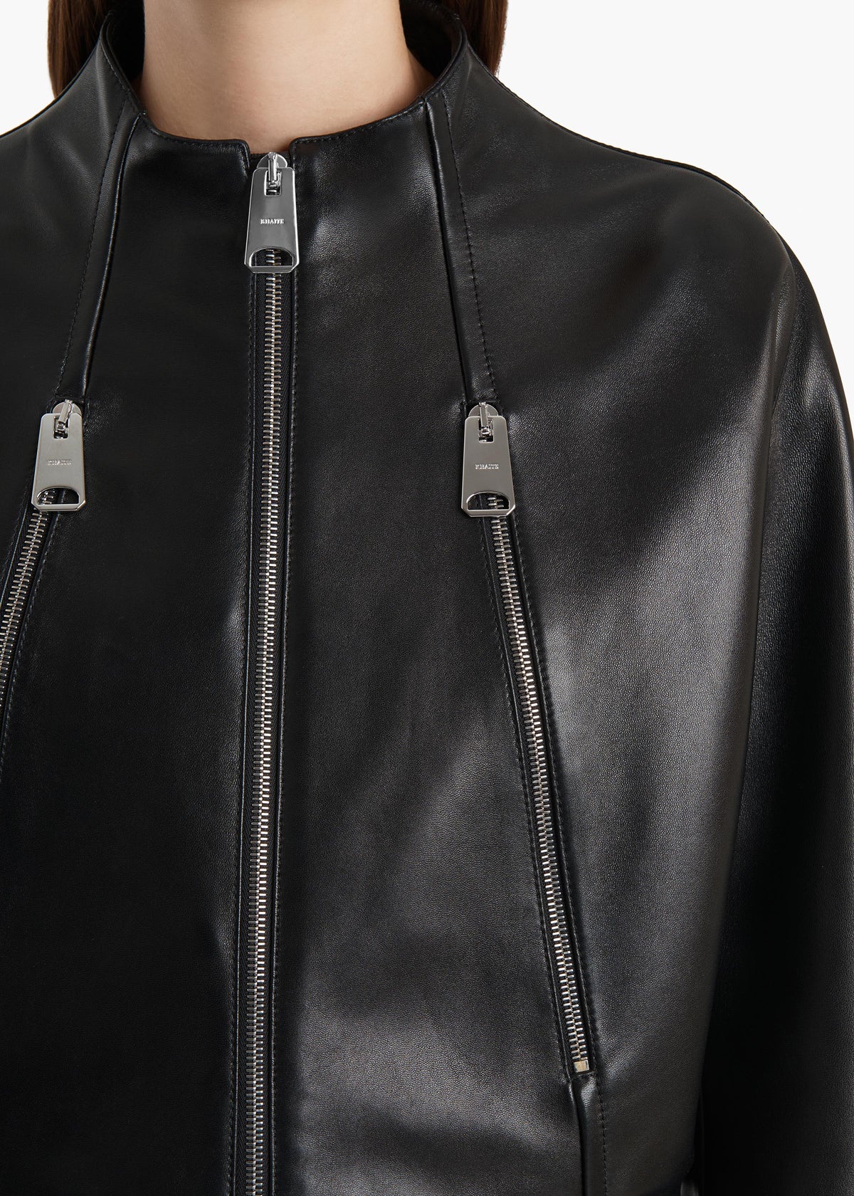 Niko Jacket in Black Leather – KHAITE