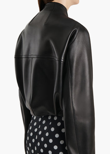Niko Jacket in Black Leather – KHAITE