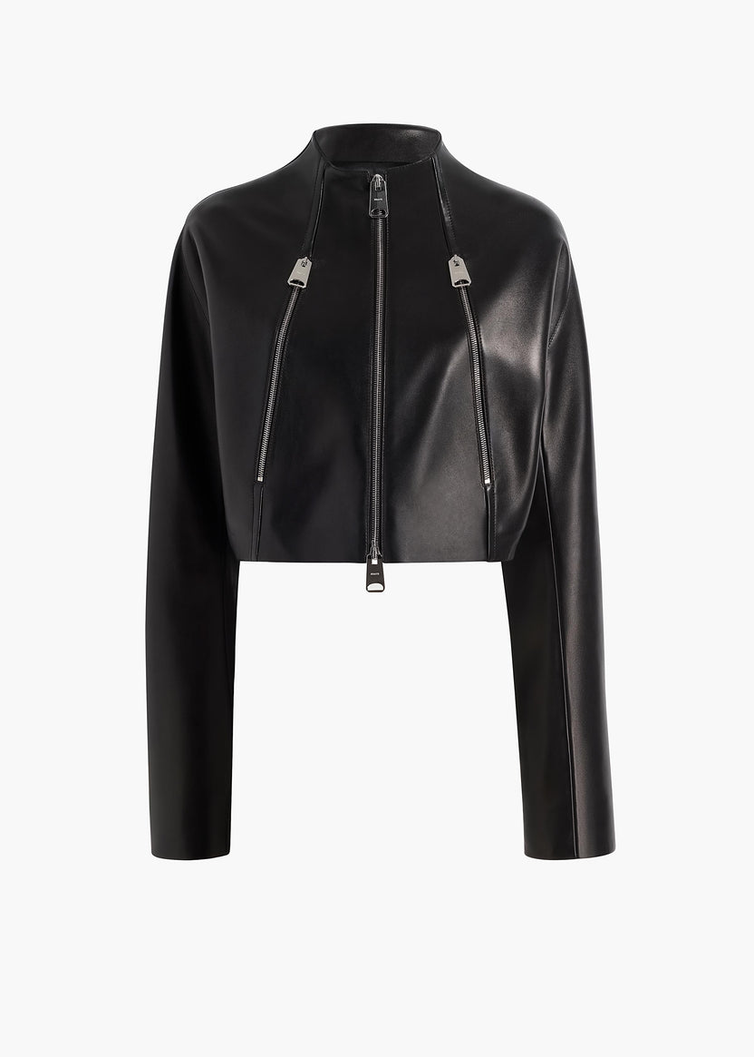 Niko Jacket in Black Leather – KHAITE