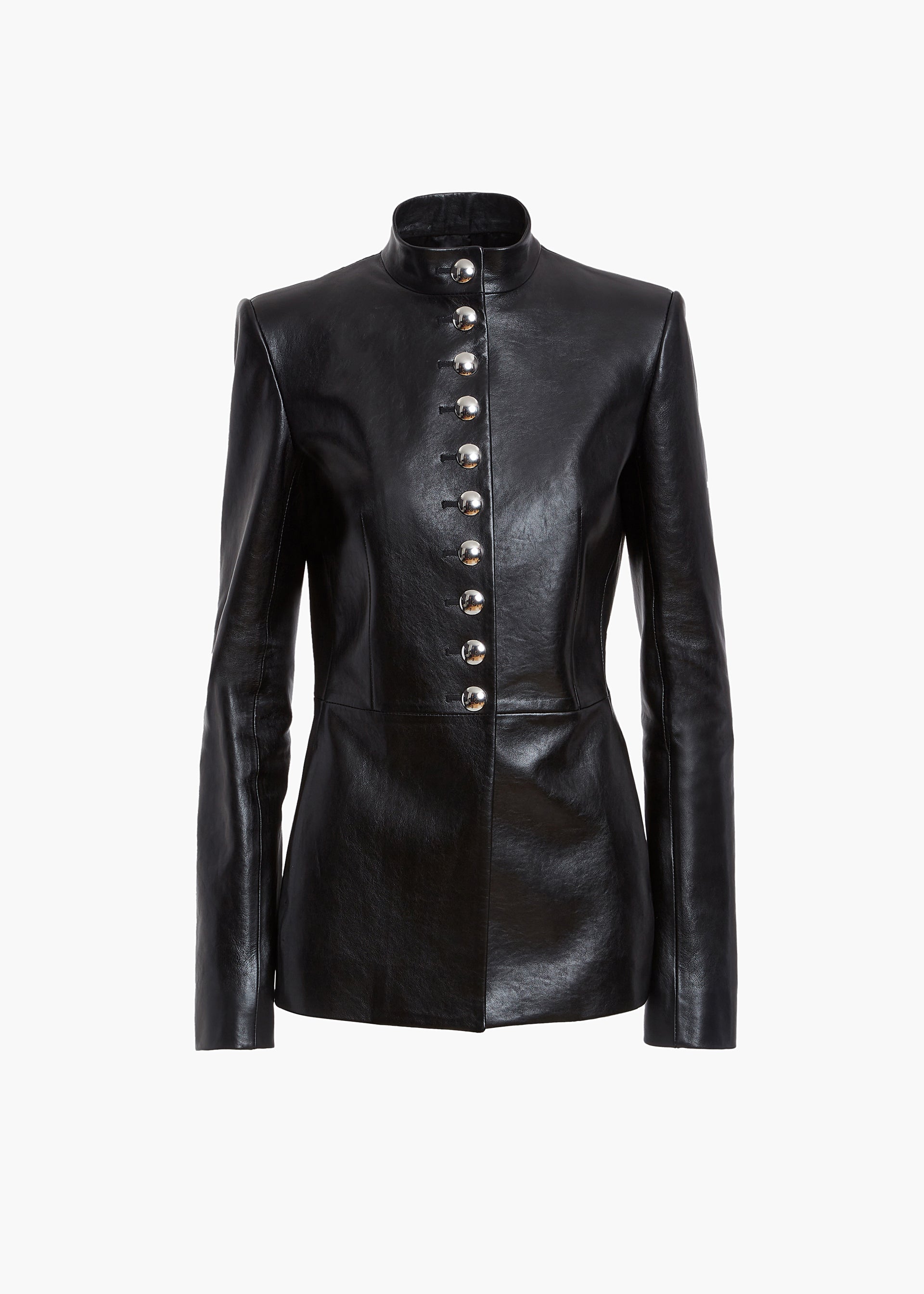 Samuel Jacket in Black Leather – KHAITE