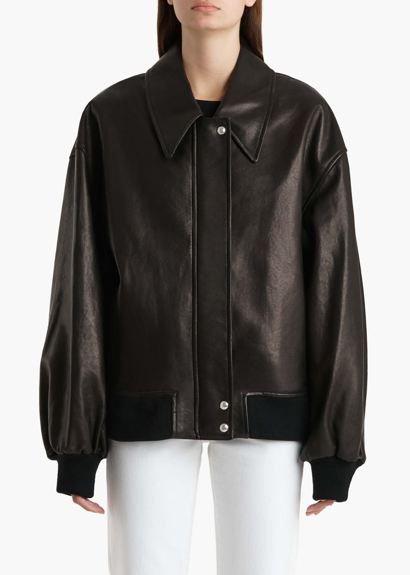 Shelman Jacket in Black – KHAITE