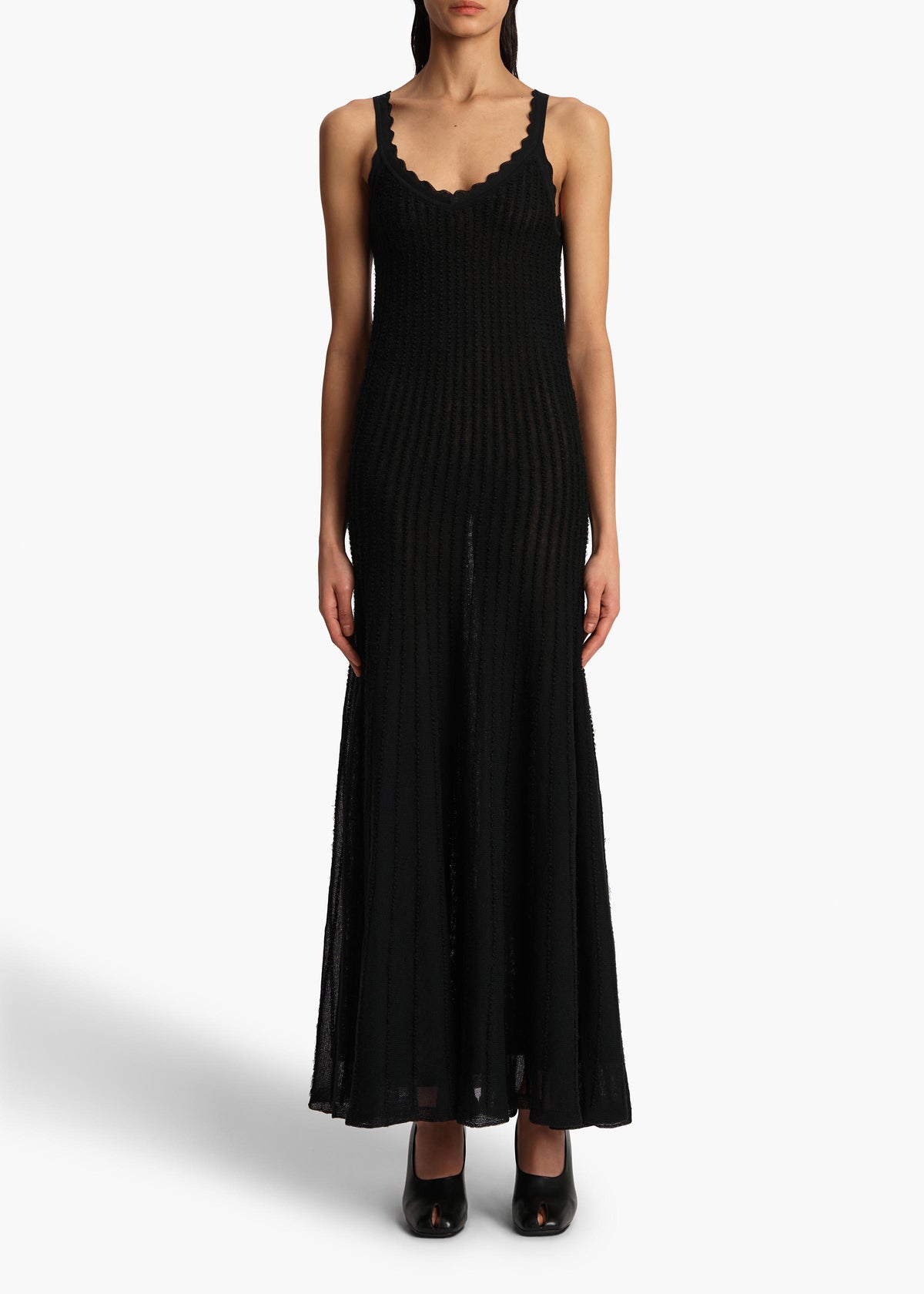 Thora Dress in Black – KHAITE